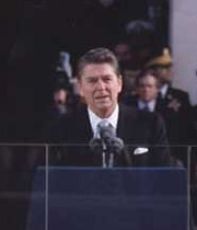 First inaugural address of Ronald Reagan(Tuesday, January 20, 1981)