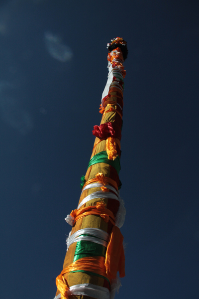 Prayer flags replaced at Nechung Monastery - China - Chinadaily.com.cn