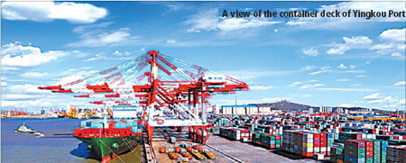 Yingkou Port breaks 100-million-ton barrier - Chinadaily.com.cn