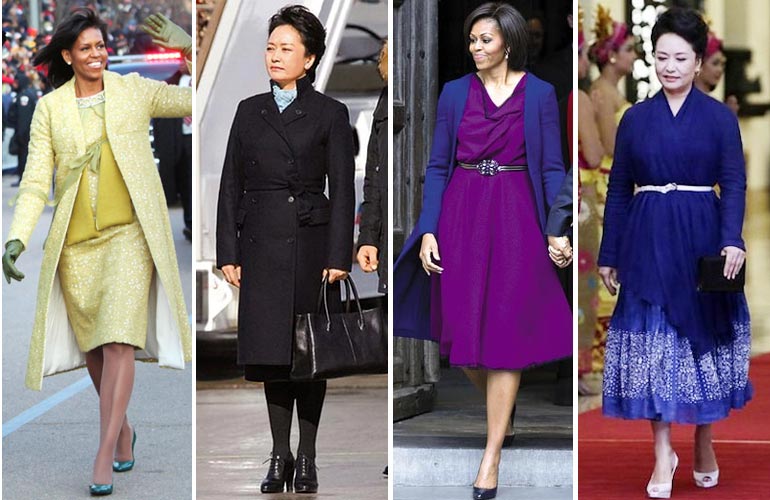 US first lady visits China