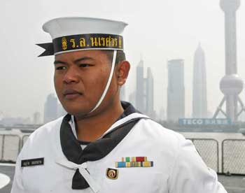 Thai navy ships visit Shanghai