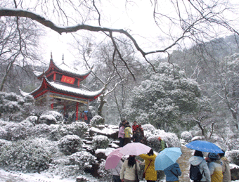 First Spring snow hits Changsha
