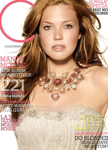 Mandy Moore magazine photo shoot