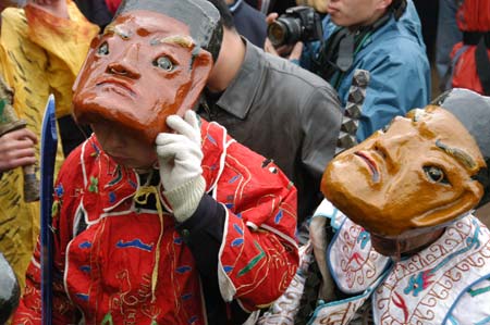 Nuo opera to celebrate the Lantern Festival