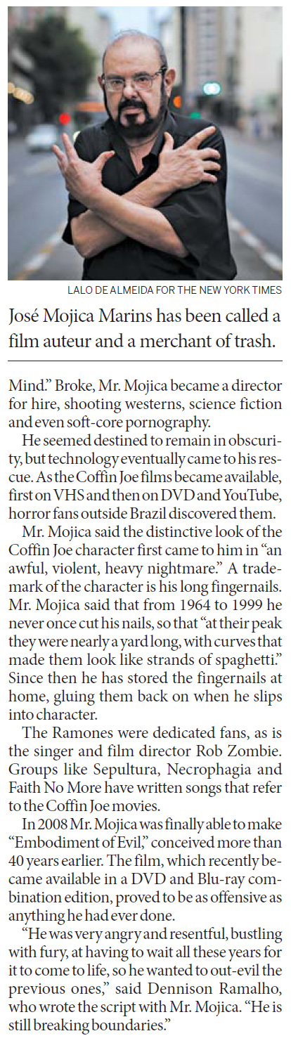 Brazil's master of gore|Sunday Travel|chinadaily.com.cn