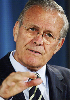Rumsfeld denies 'power play' in CIA