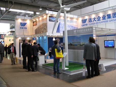 Yuanda motor present at Hannover MESSE